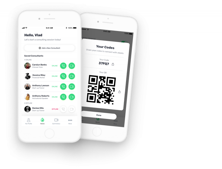 Loki – Pay per Minute audio and video consultancy platform